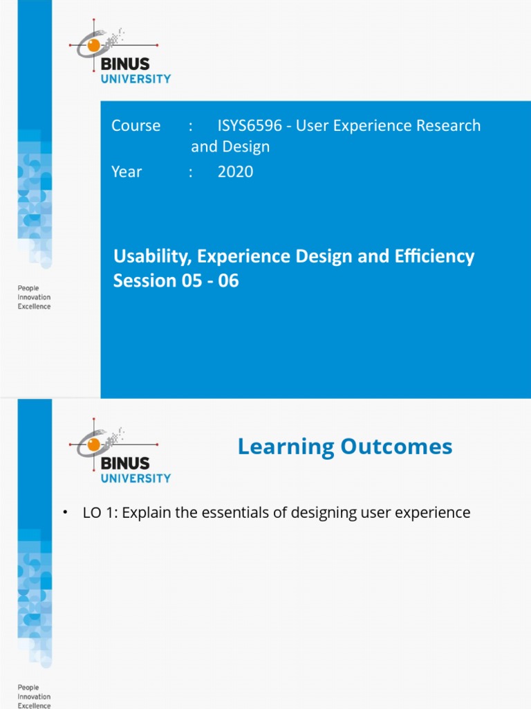 Session 5 6 Isys6596 Usability Experience Design And Efficiency Pdf Usability Pleasure