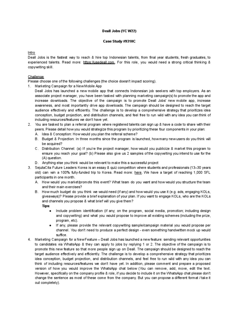 Case-20Study-209310C | PDF