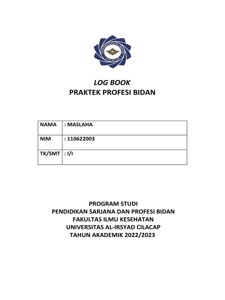 Log Book Praktek Bidan 2022/2023 | PDF