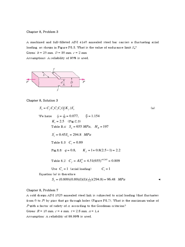 Problem Solution ch8 ch9 | PDF | Stress (Mechanics) | Civil Engineering