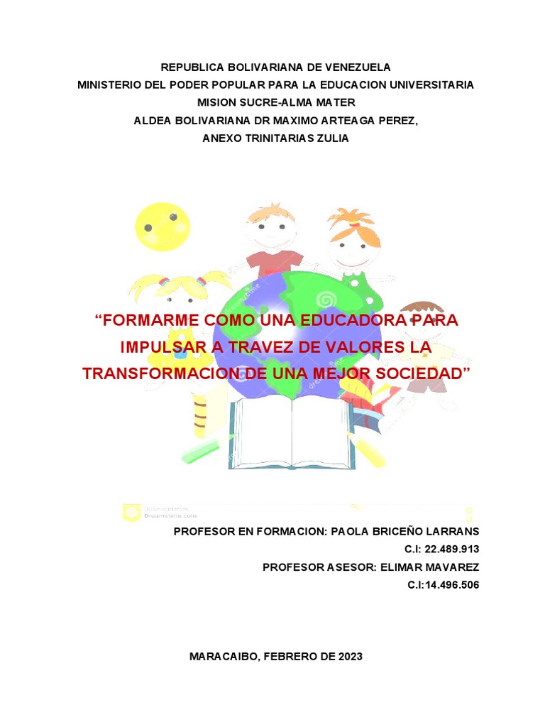 Proyecto P | PDF | Educación de la primera infancia