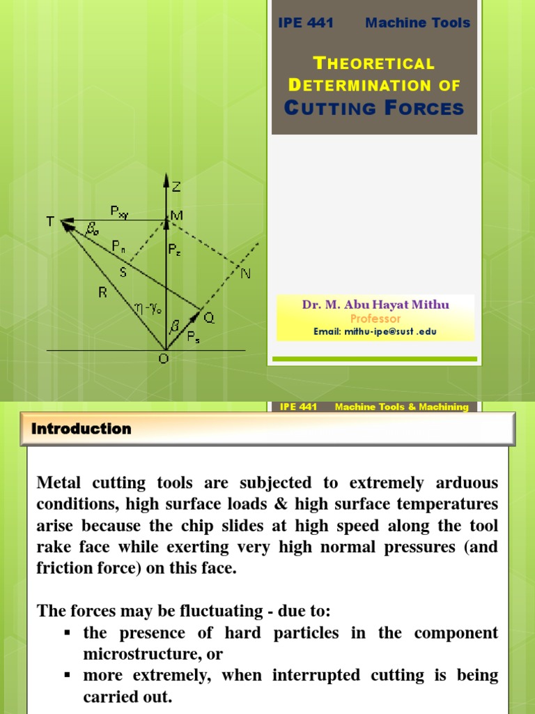 Machine Tools 2 Pdf Machining Wear