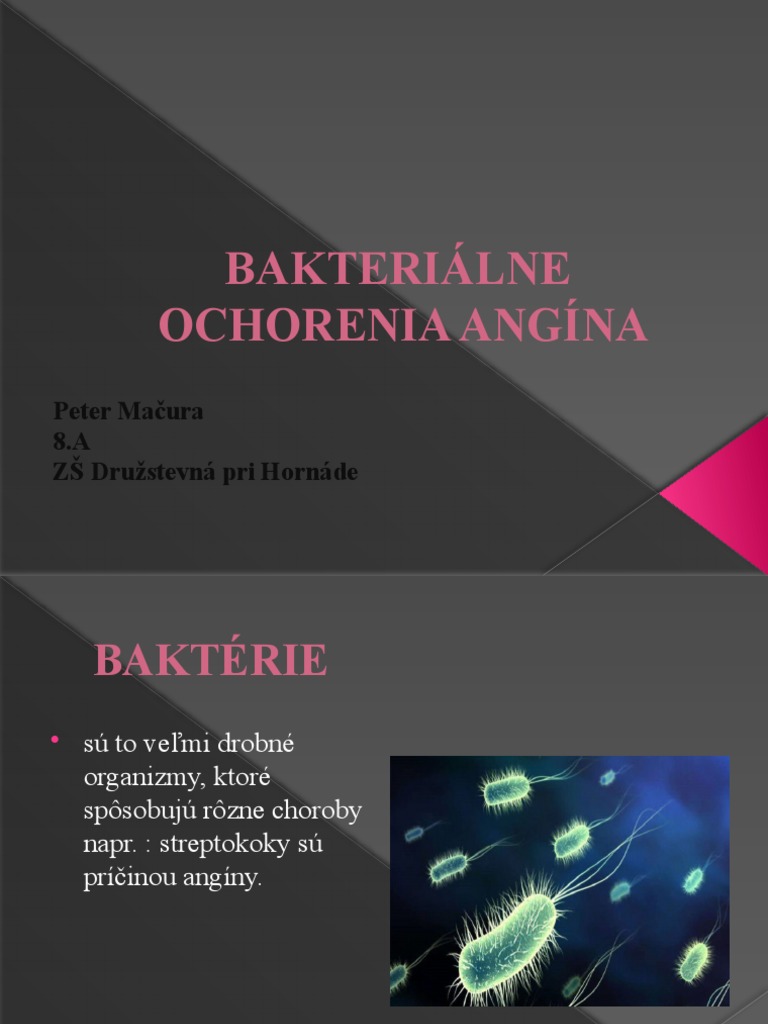 Bakteriálne Ochorenia Angína | PDF