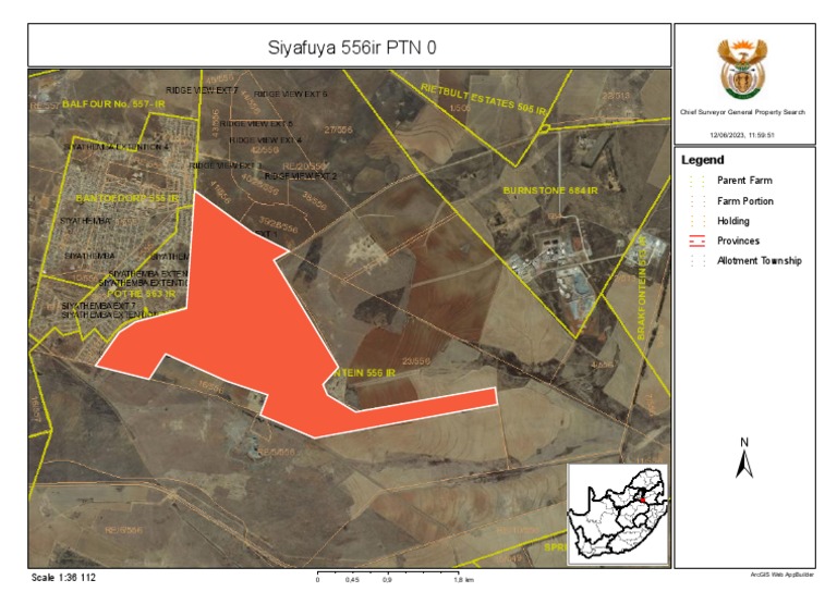 Vlakfontein Map Overview | PDF