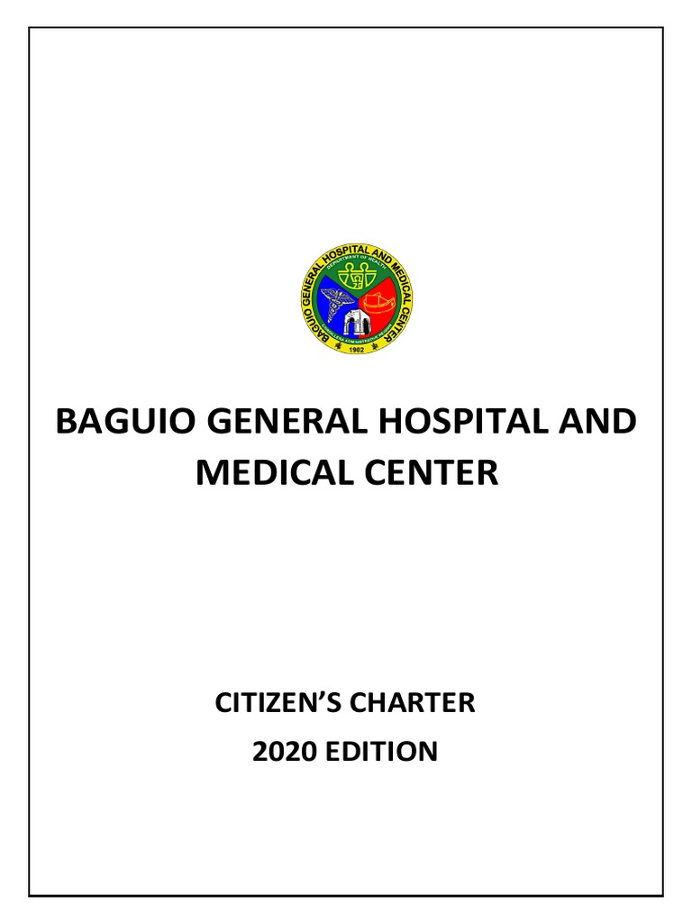 BGHMC Citizens Charter 2020 | PDF | Procurement | Health Care