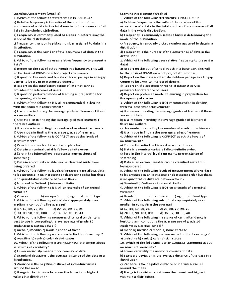 La4-Descriptive Measures | PDF