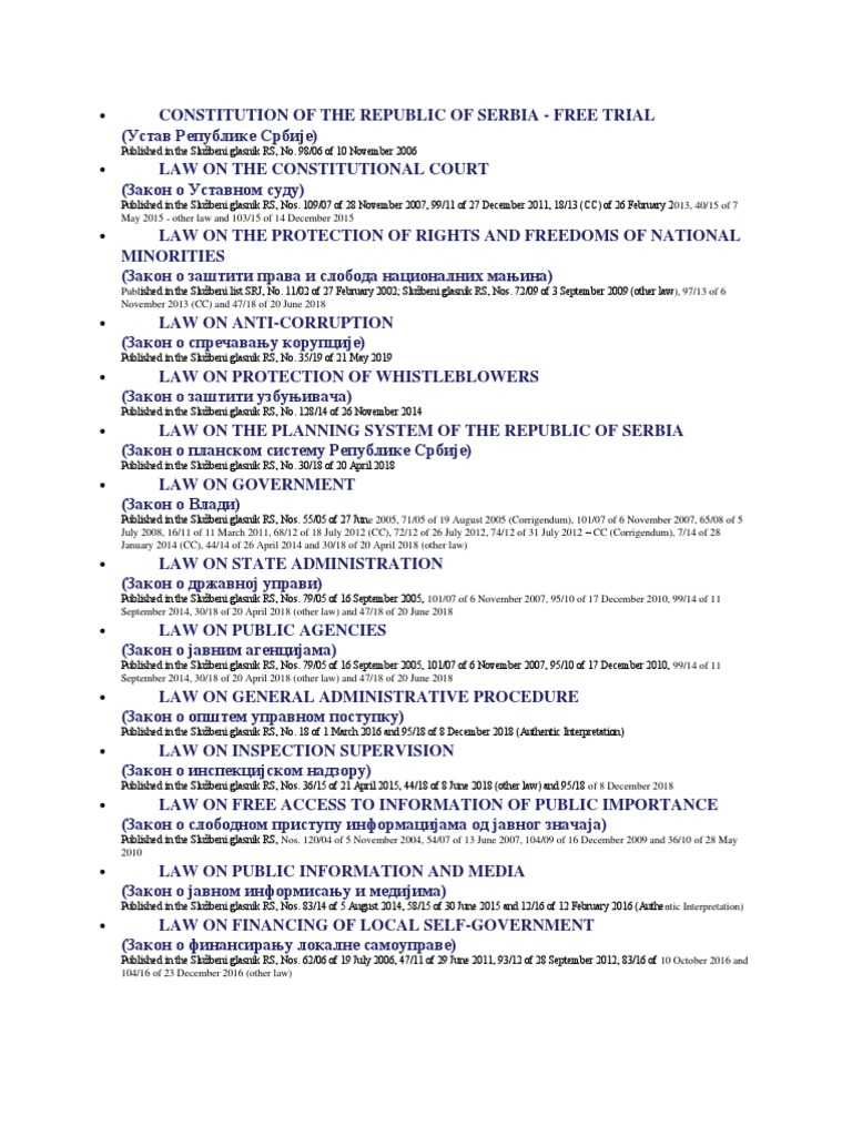 Pravni Akti Englesko Srpski Termini | PDF | Jurisdiction | Business