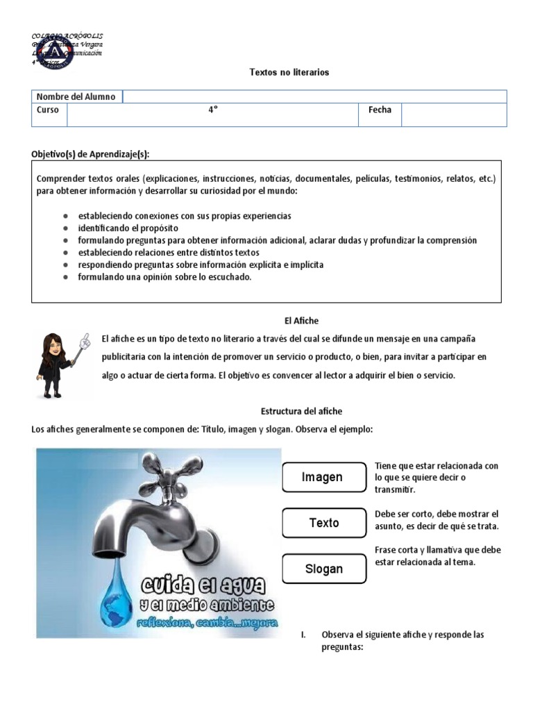 El Afiche 4° | PDF | Póster | Comunicación