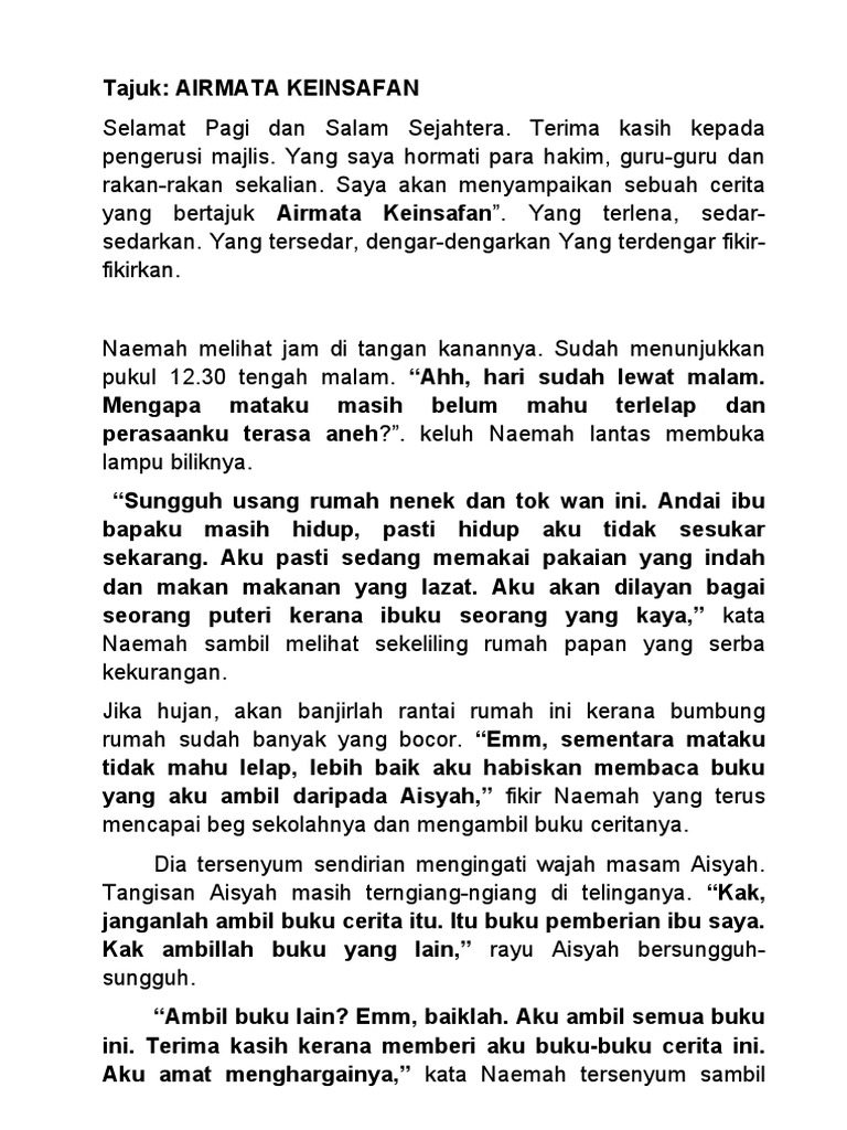 Cerita Air Mata Keinsafan Pdf