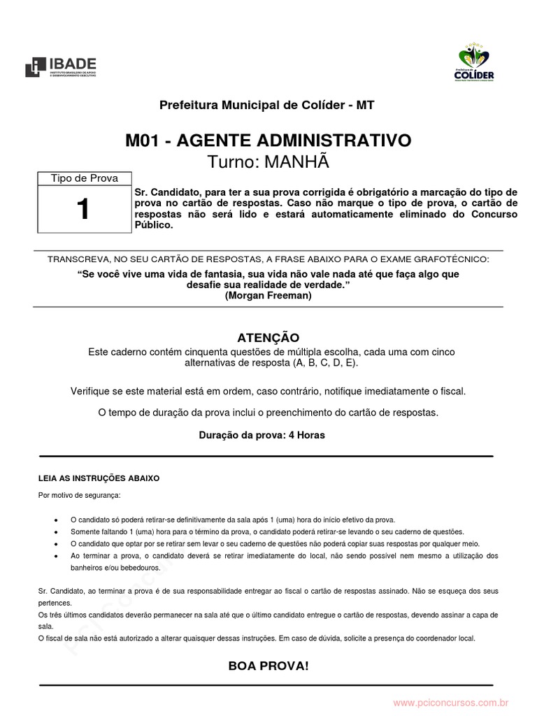 Agente Administrativo | PDF