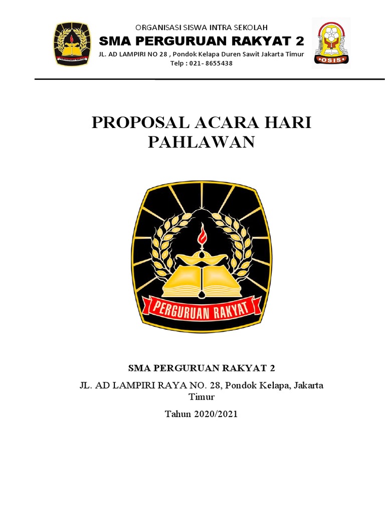 PROPOSAL HARI PAHLAWAN v2 | PDF
