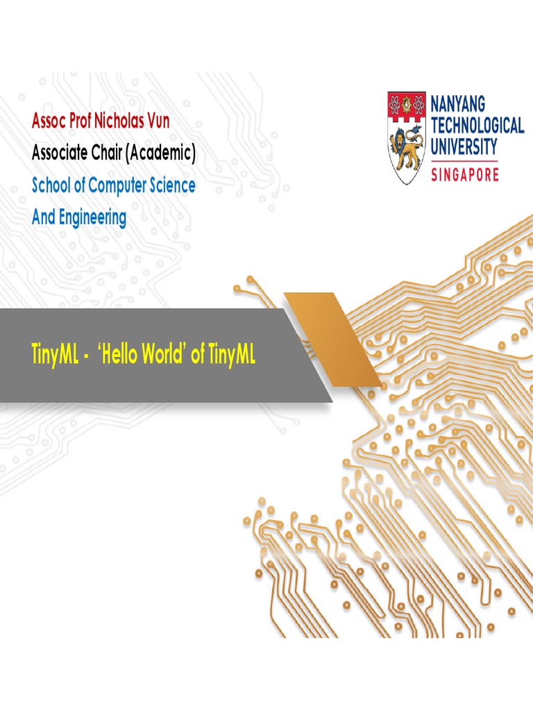 Lecture 2 - Hello World in ML | PDF | Machine Learning | Deep Learning