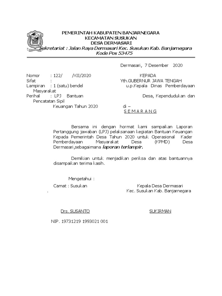 Kop Surat Desa | PDF