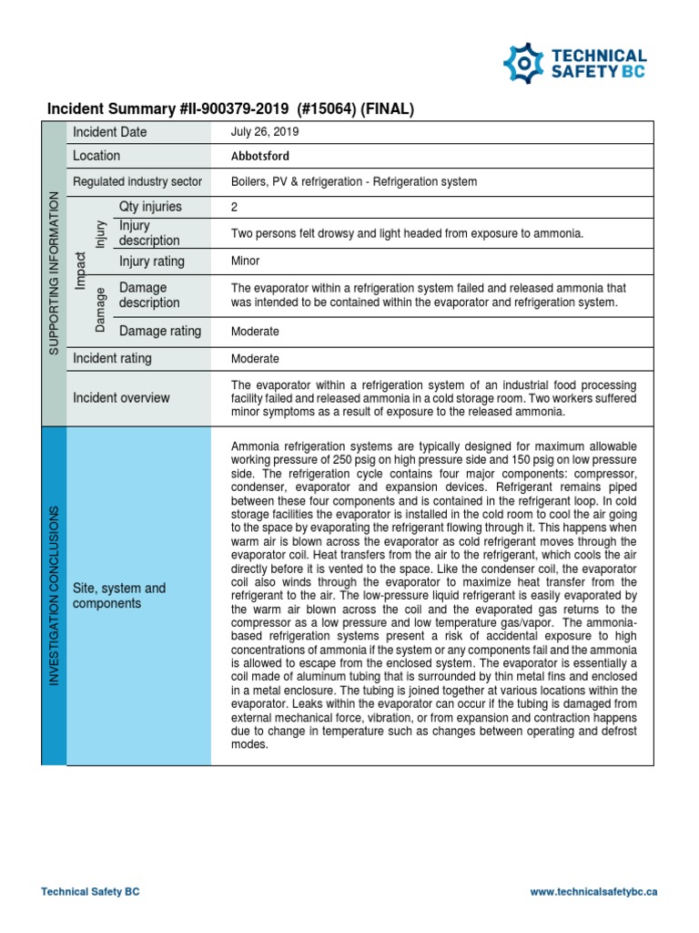 Incident Report | PDF