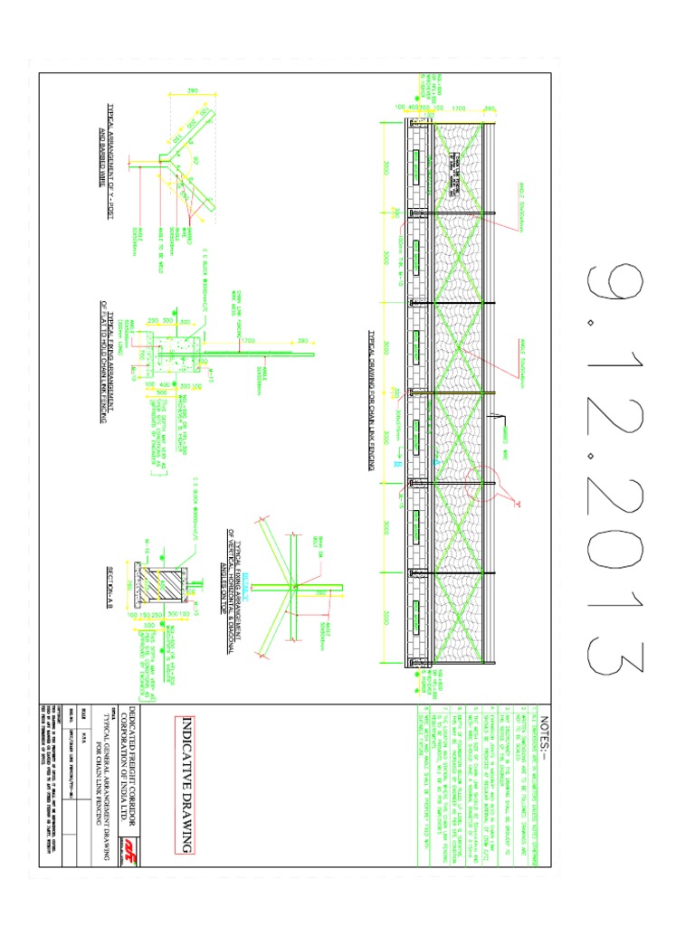 Typical Chain Link Fencing Model | PDF