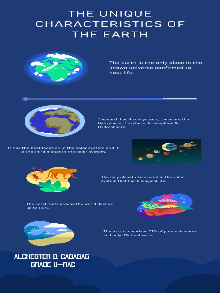 The Unique Characteristics of The Earth | PDF | Young Adult