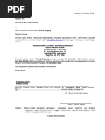 Contoh SURAT PERIKATAN AUDIT | PDF | Pengelolaan Keuangan & Uang