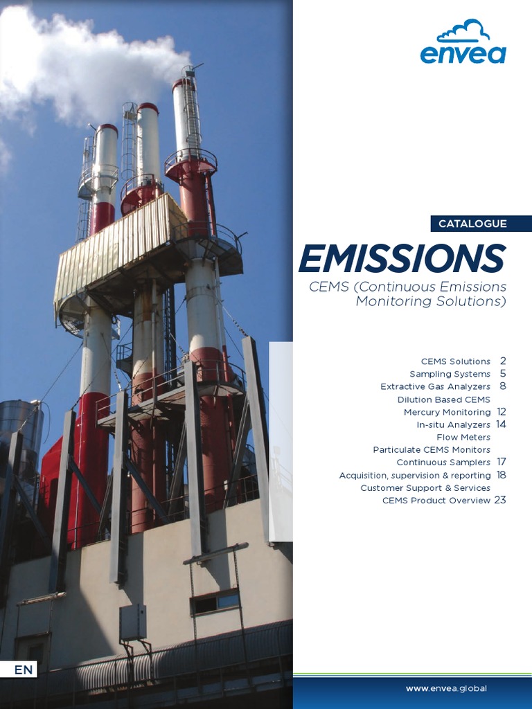 Envea Catalogue Cems Emission-Monitoring en | PDF