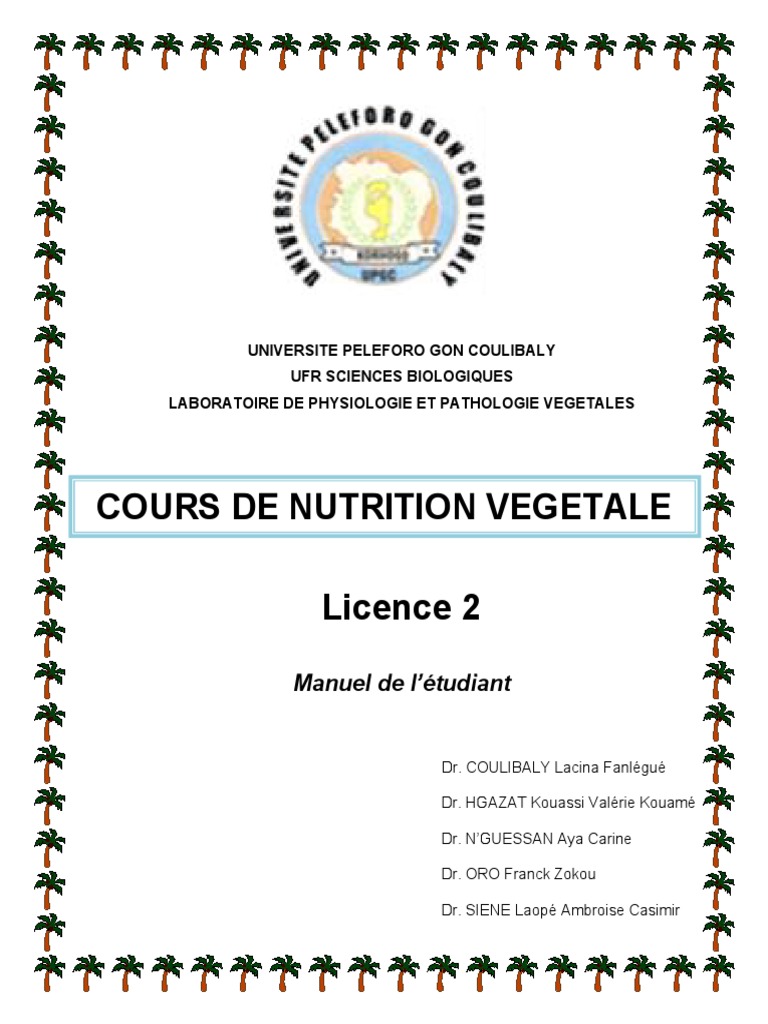 Cours Complet - Nutrition l2 | PDF