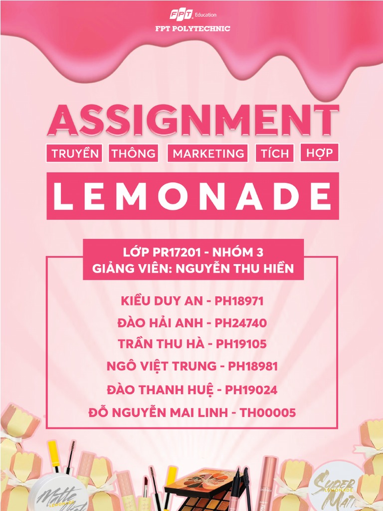 Assignment Nhóm 3 - PR Marketing Tích H P Final | PDF