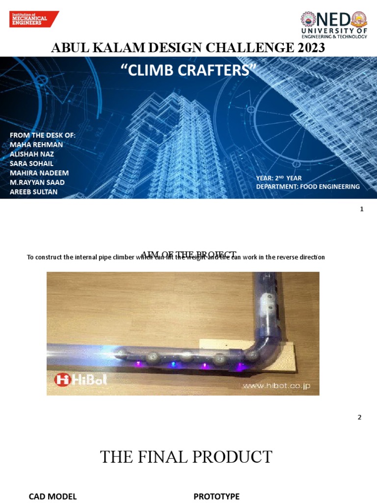 Internal Pipe Climber Design 2023 | PDF | Engines | Tire