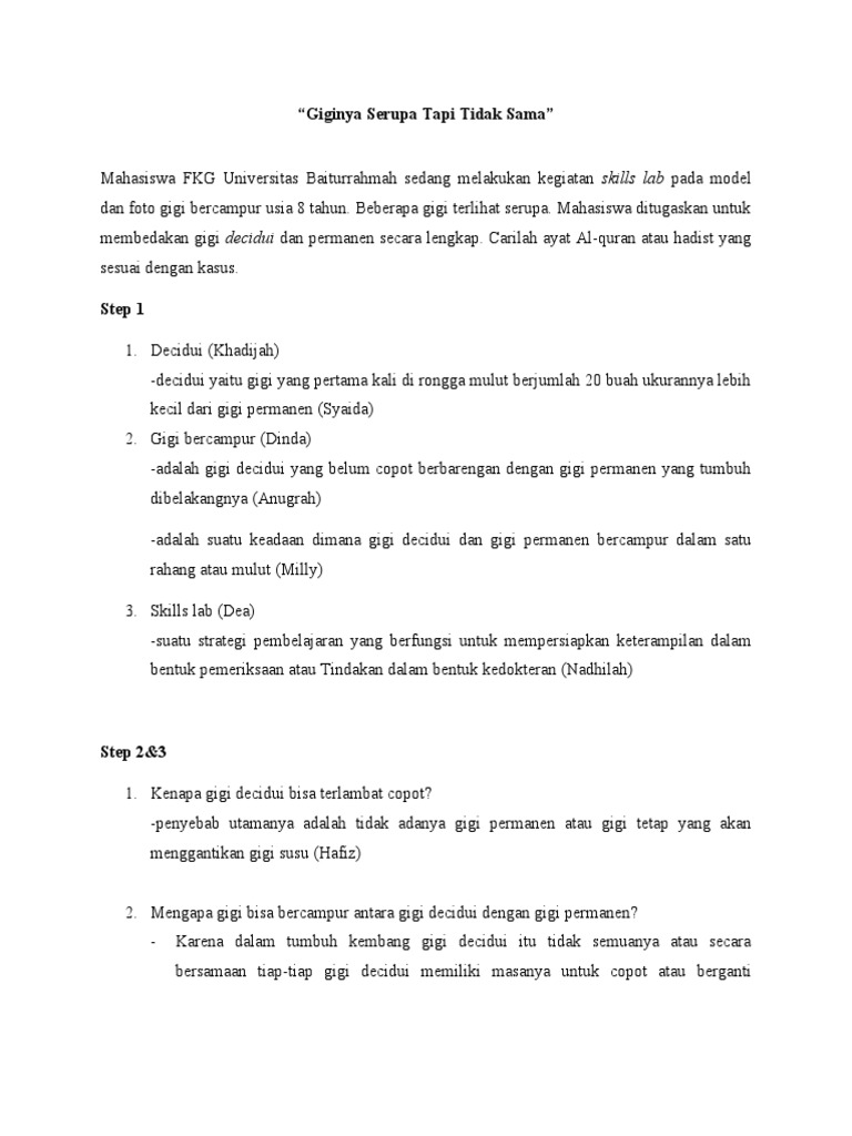 Skenario 2 Blok 3 | PDF