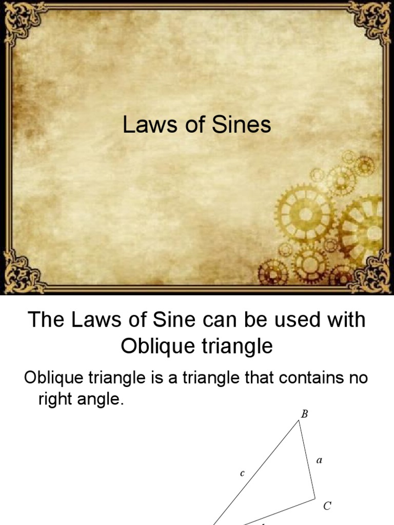 Understanding the Law of Sines | PDF | Triangle | Trigonometric Functions