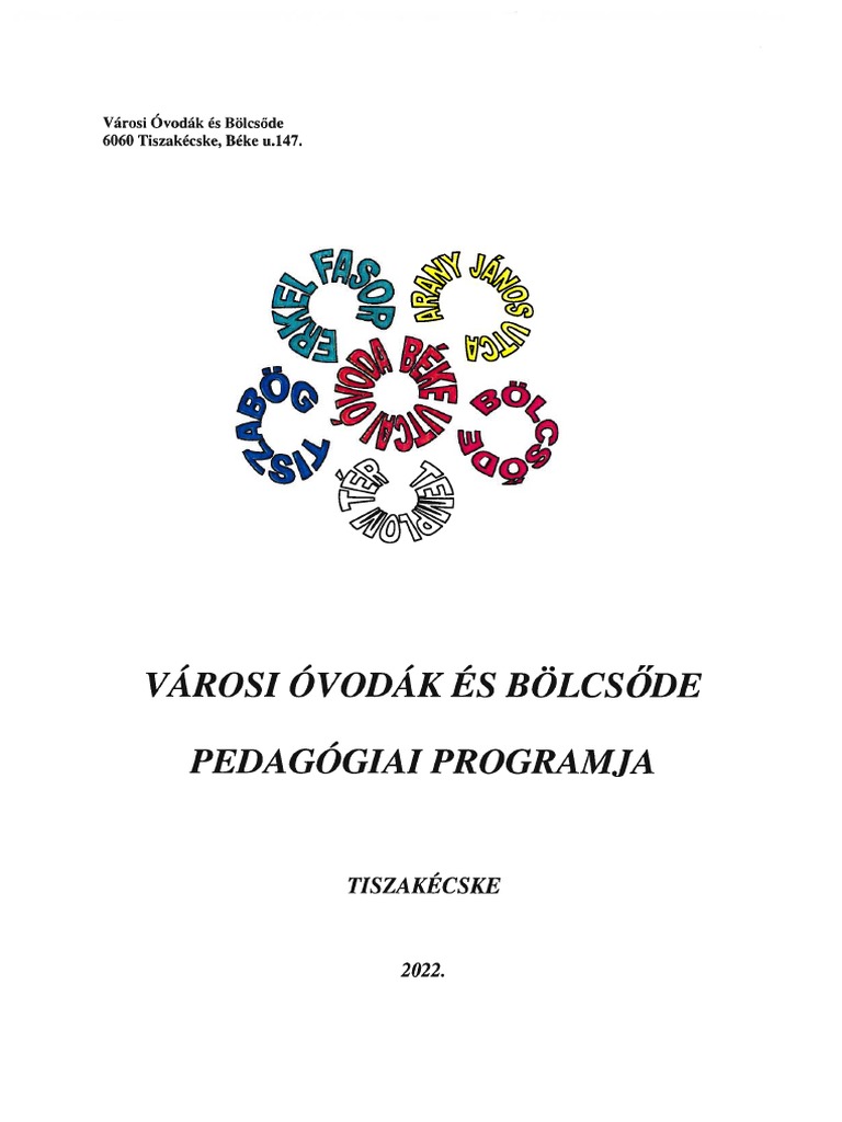 Pedagógiai Program 2022. | PDF
