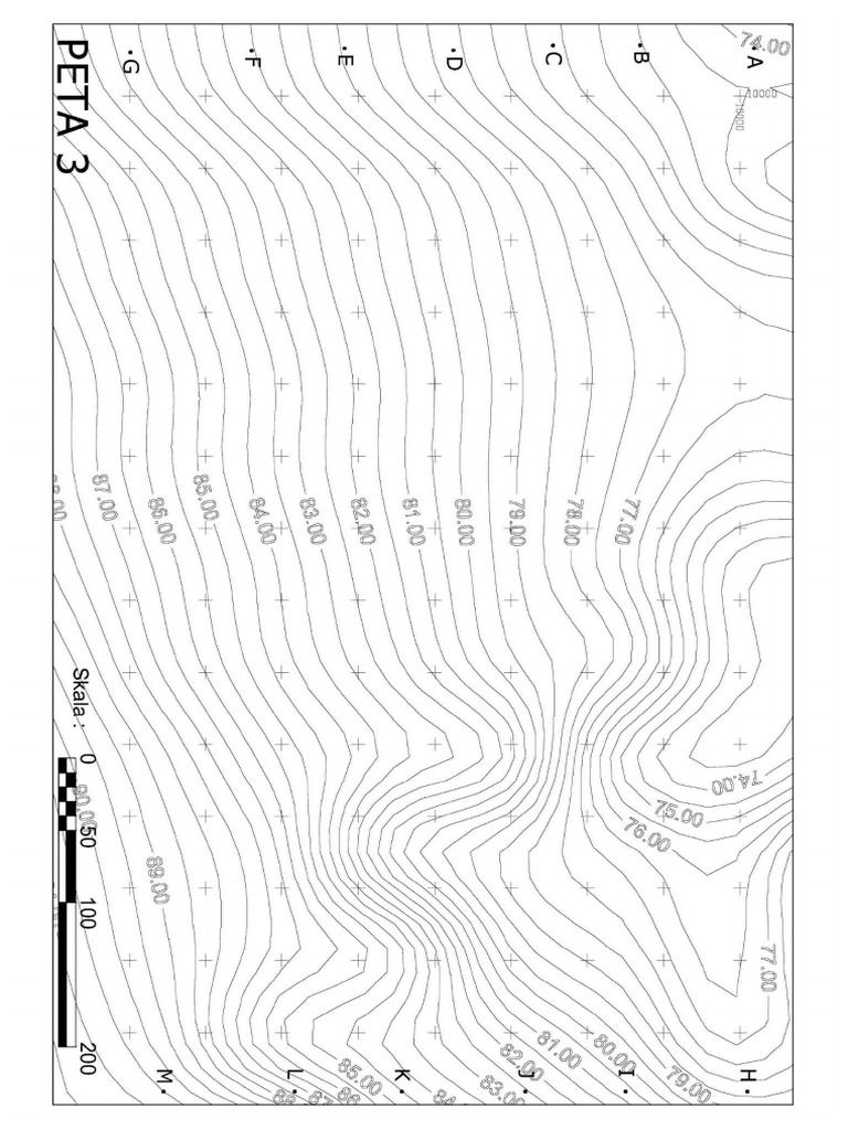 Contoh PETA 3 Geometrik Jalan Raya | PDF