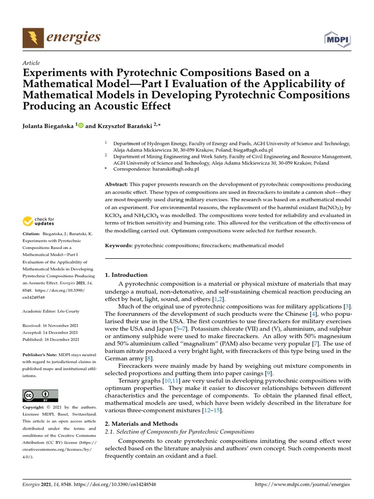 Pyrotechnic Compounds With Sound Effects | PDF | Chemical Substances | Physical Sciences
