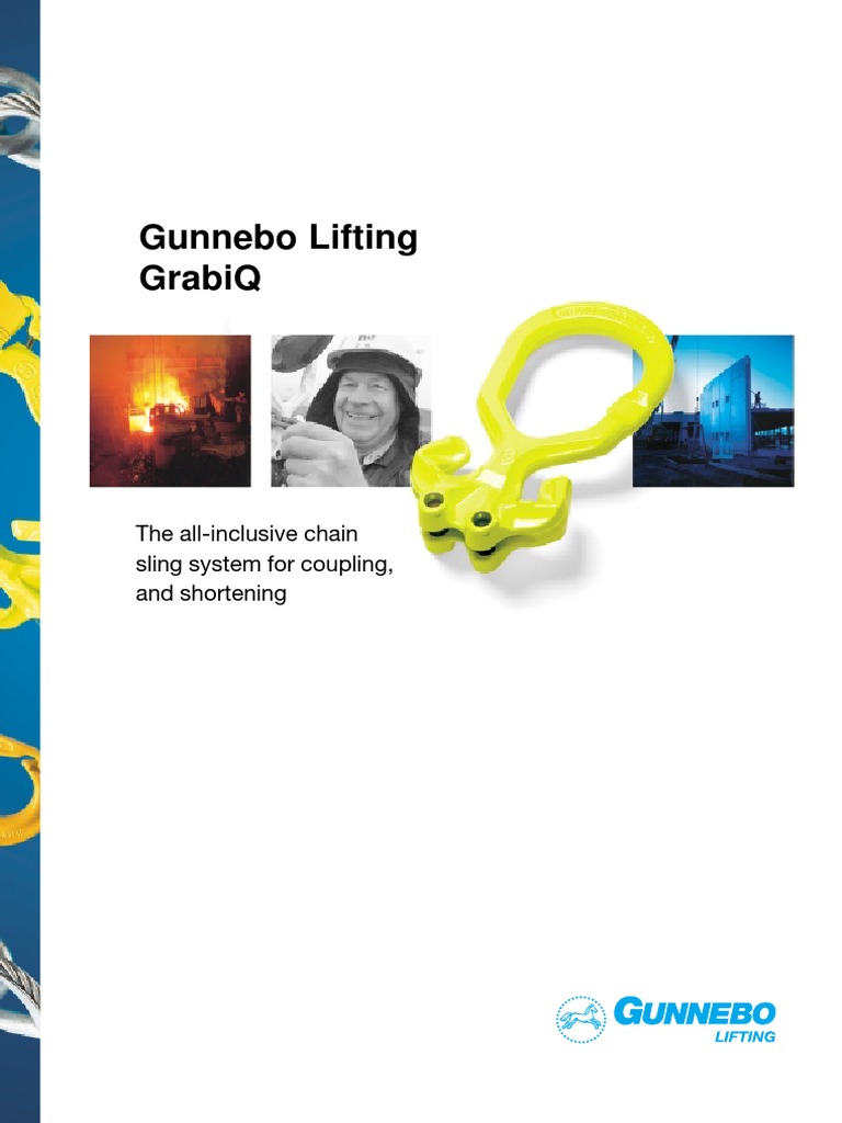 GrabiQ Chain Sling System Overview | PDF | Crane (Machine)