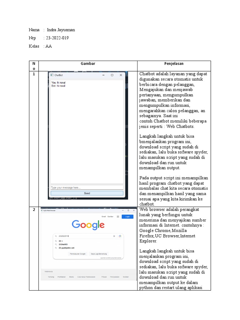 Panduan Membuat Browser PyQt | PDF