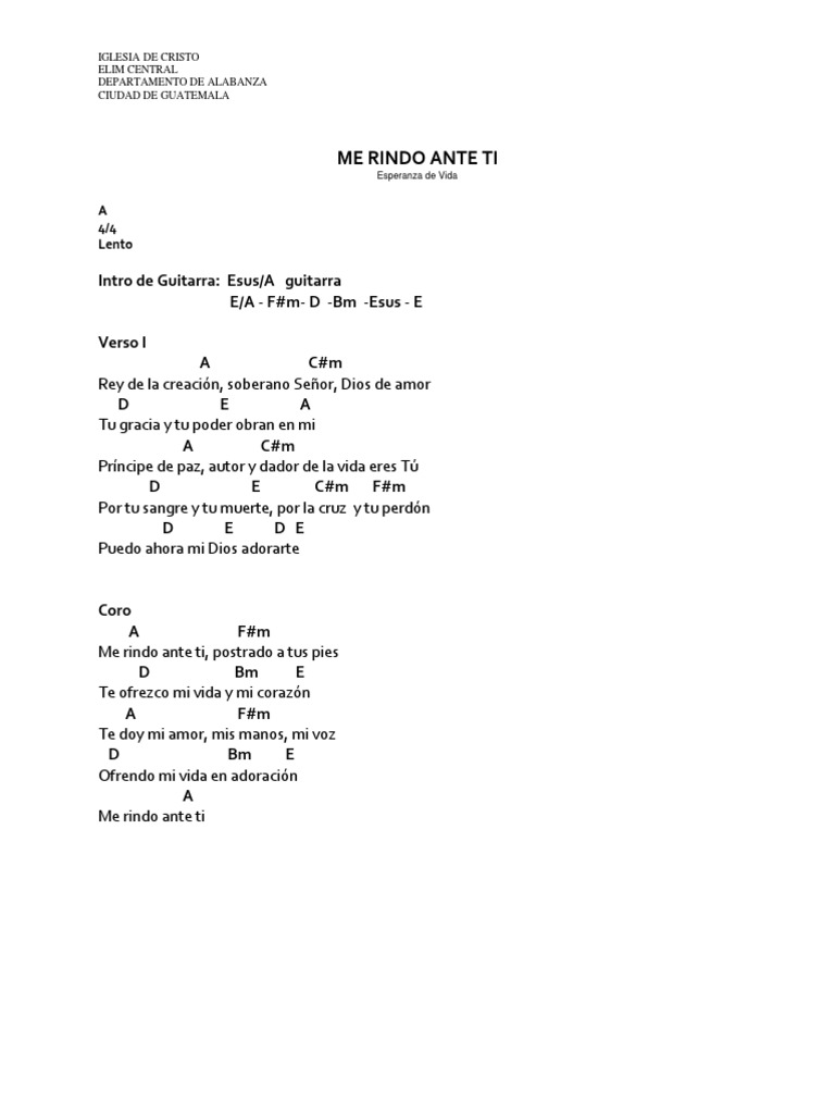 Me Rindo Ante Ti | PDF | Poesía