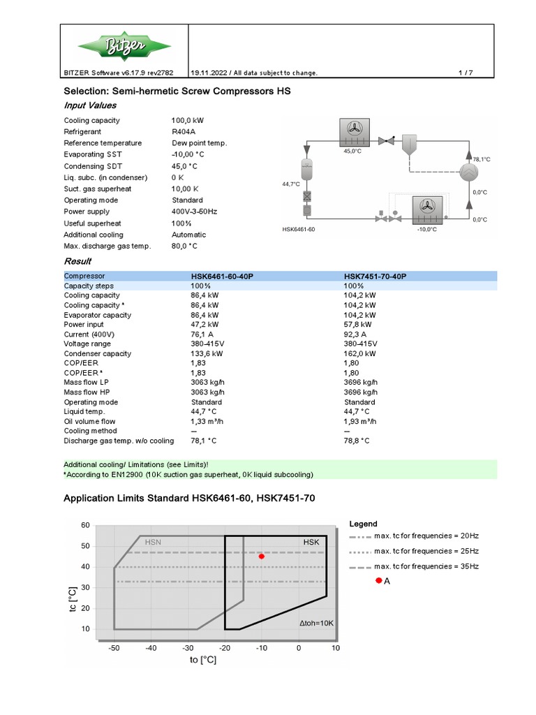 Bitzer Selection Software | PDF | Electric Motor | Valve