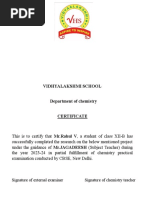 Certificate and Acknowledgement Class 12th Project | PDF