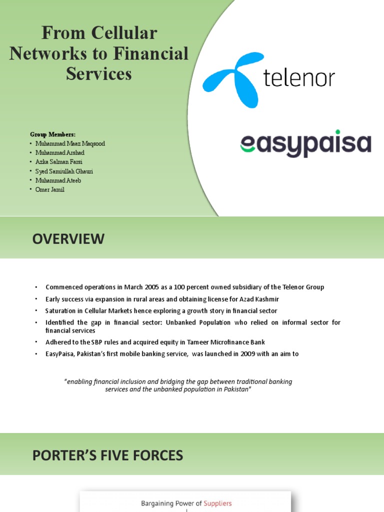 EasyPaisa: Bridging Telecom & Finance | PDF
