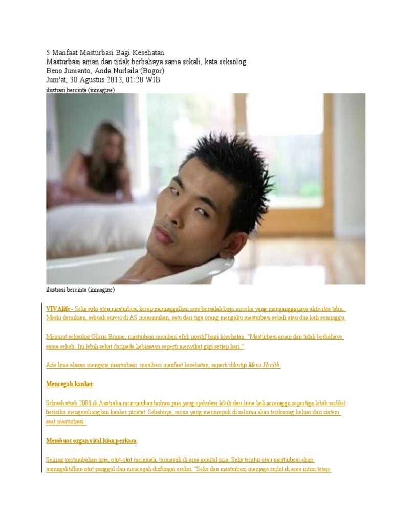 5 Manfaat Masturbasi Bagi Kesehatan | PDF