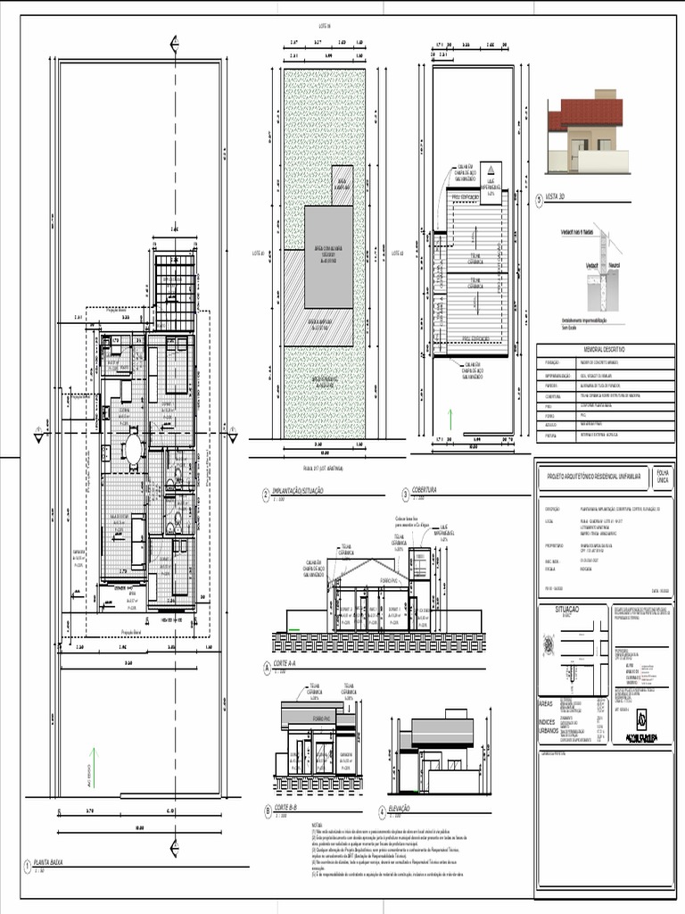 Projeto Arquitetônico completo | PDF