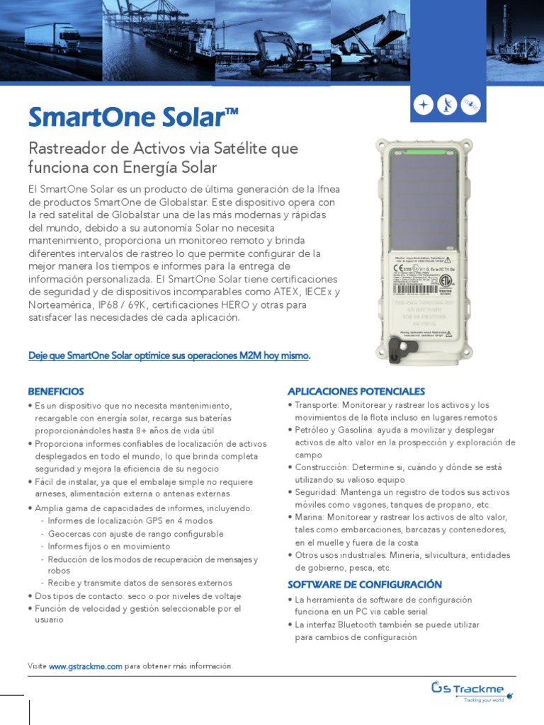 PDF Dispositivo SmartOne Solar | PDF | Sistema de Posicionamiento ...