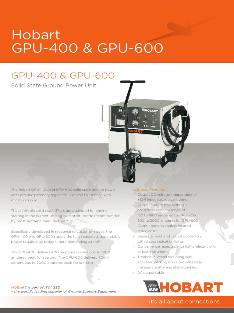 ITW GSE Hobart 400 600 GPU | PDF | Direct Current | Ac Power Plugs And ...