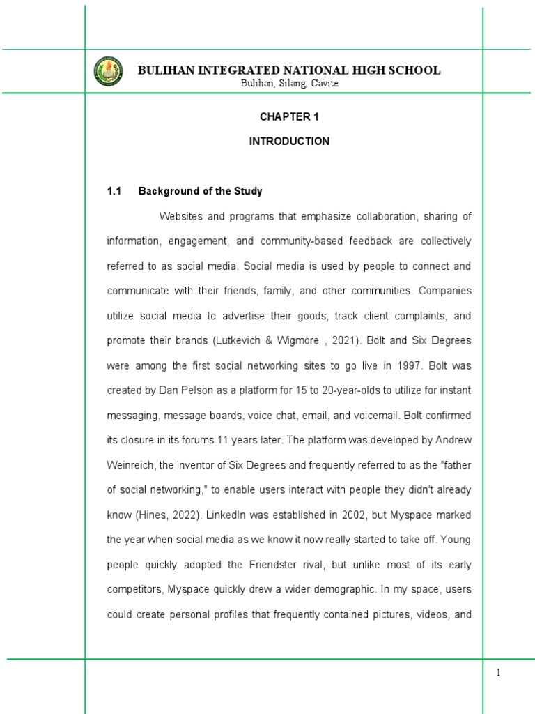 Practical Research Chapter 1 3 Group 1 | PDF