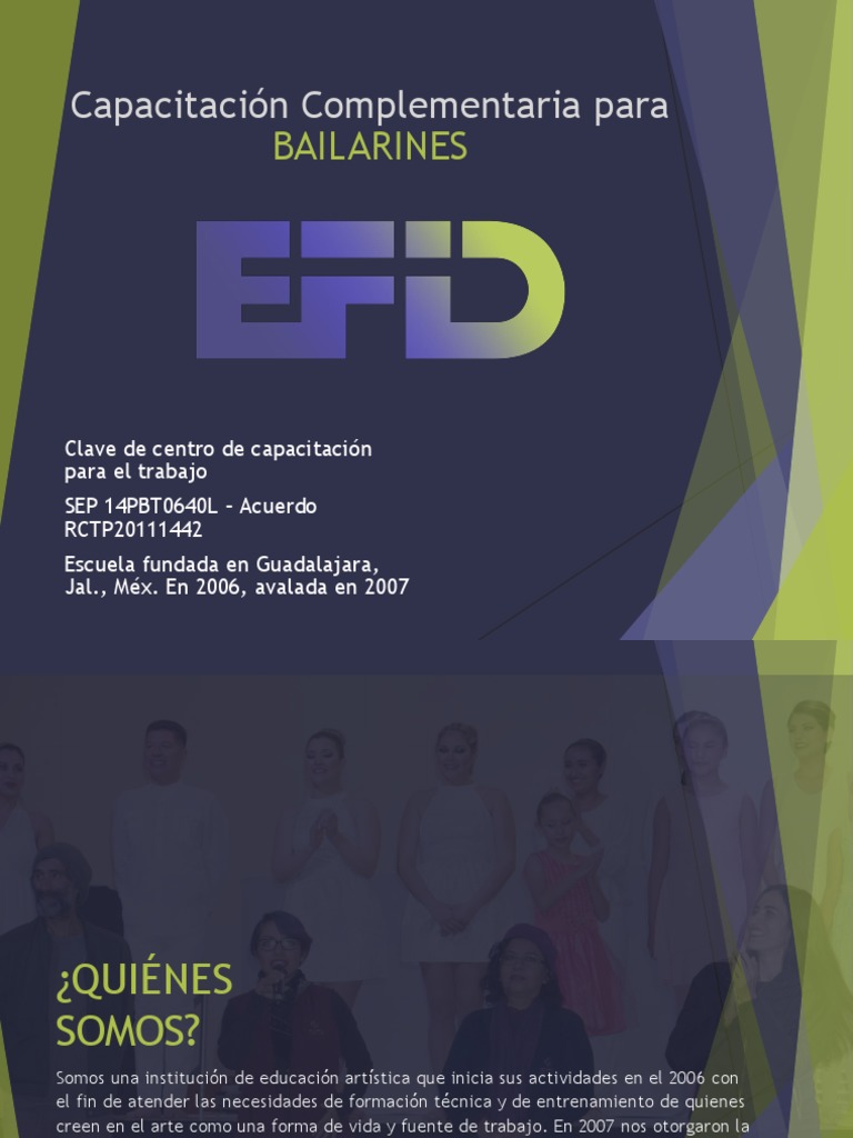 EFID - Bailarines 2022 | PDF