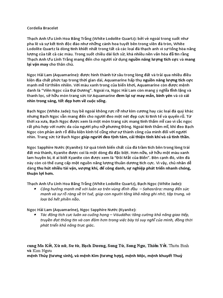 Cordelia Bracelet | PDF