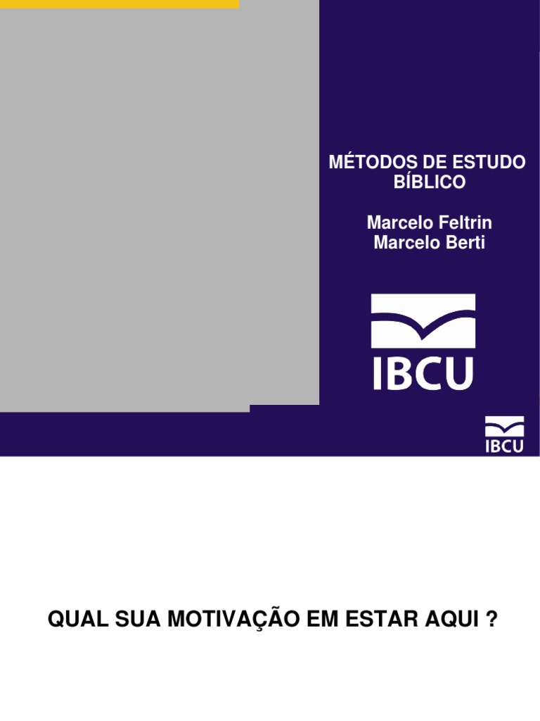 1203 1recursos@1 2 - Slides | PDF | Bíblia | Inerrância Bíblica