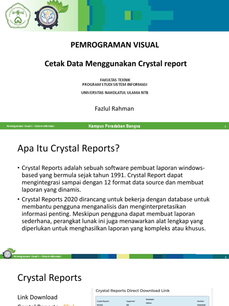 Pertemuan 9 Pemrograman Visual | PDF | Komputer