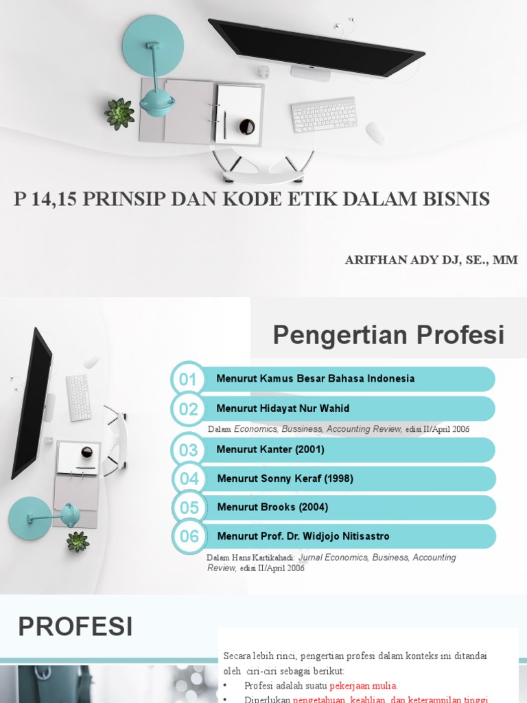 Etika Bisnis Prinsip Dan Kode Etik D | PDF