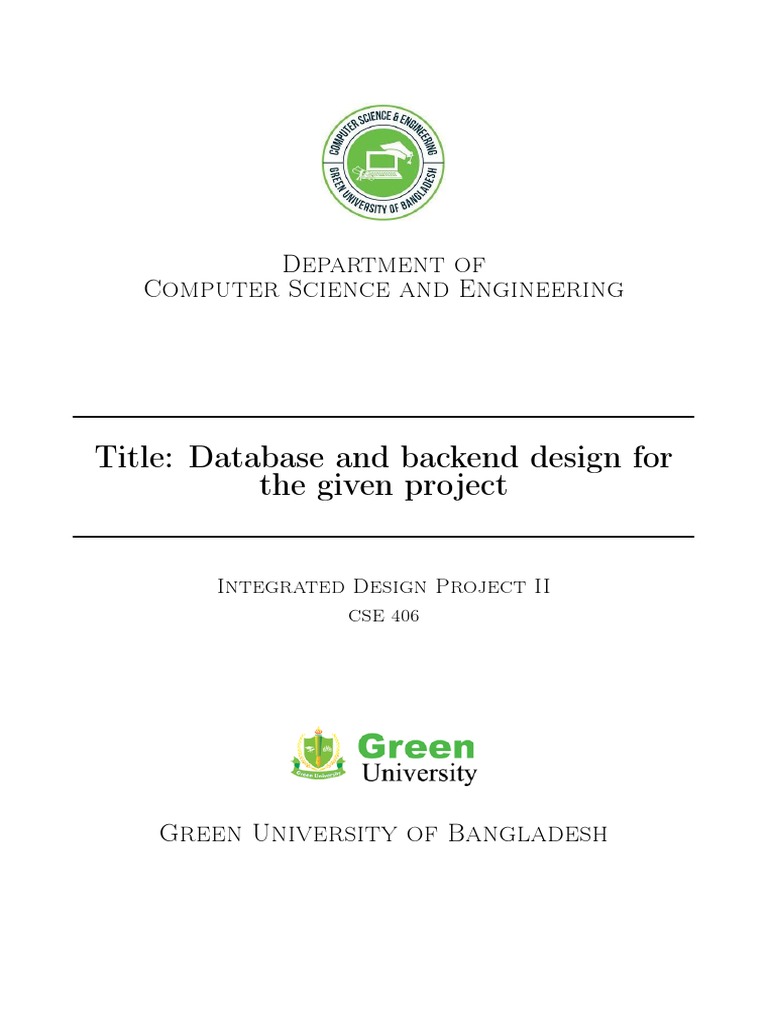 Lab Manual 05 CSE 406 Integrated Design Project II | PDF | My Sql ... Lab Manual 05 CSE 406 Integrated Design Project II | PDF | My Sql ...