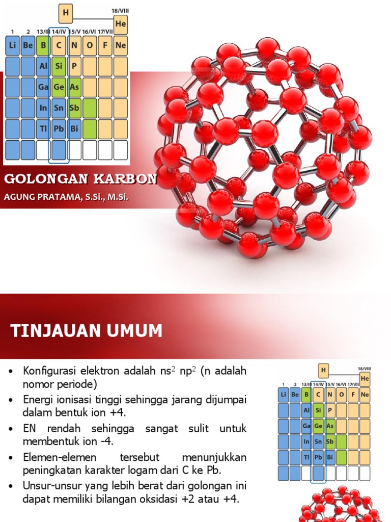 Unsur dan Sifat Golongan Karbon | PDF | Seni | Sains & Matematika