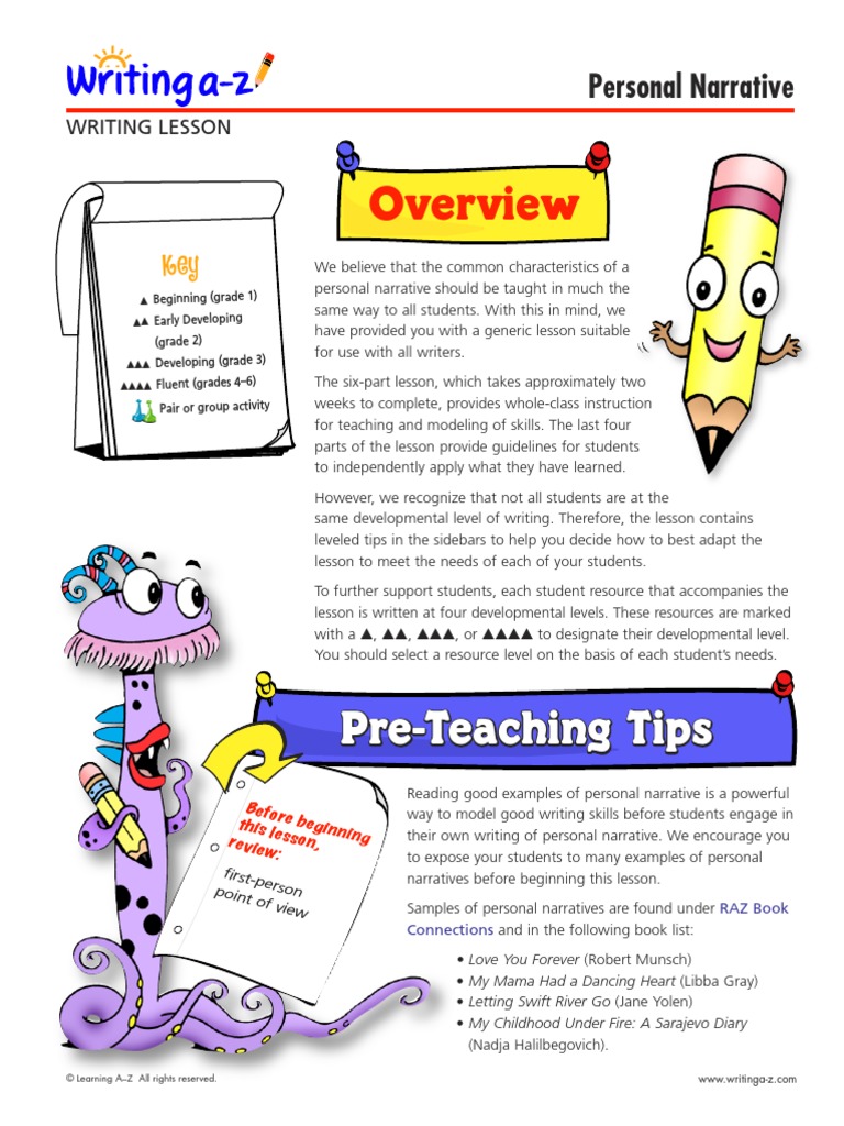 PW Nar PN Lesson Plan | PDF | Narrative | Word