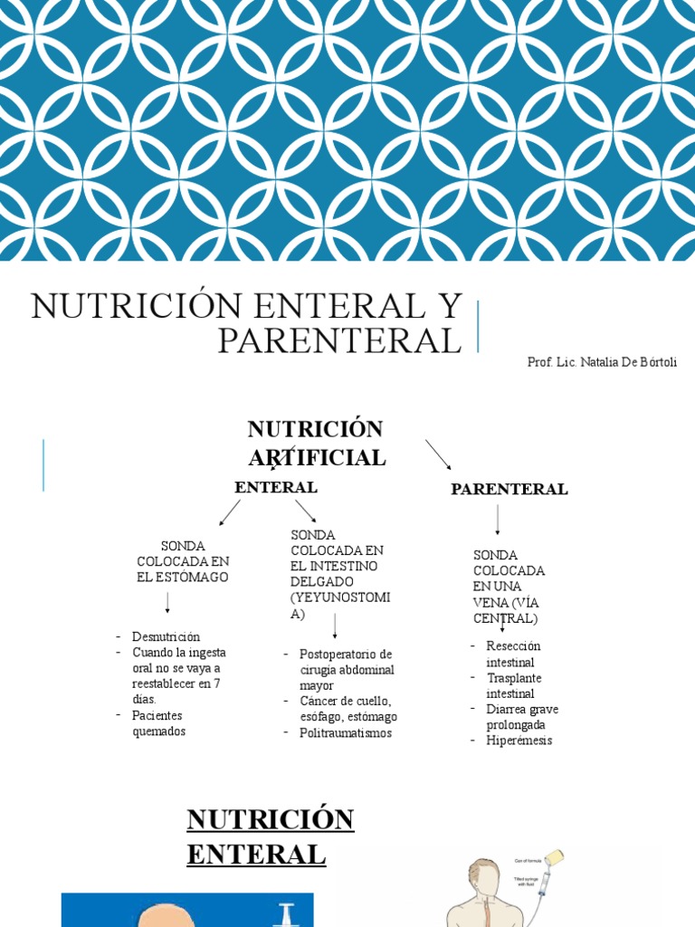 Nutrición Enteral y Parenteral | PDF Nutrición Enteral y Parenteral | PDF